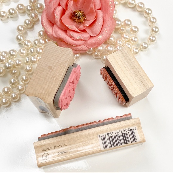 Office | 3pcs Inspiring Quote Wood Rubber Stamp | Poshmark